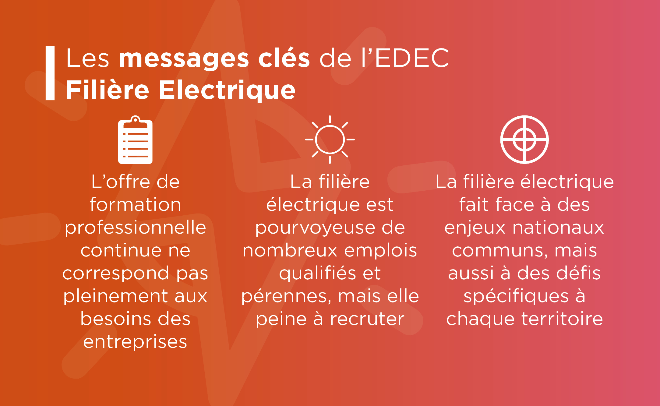 EDEC de la filière électrique : une cartographie inédite des emplois et ...